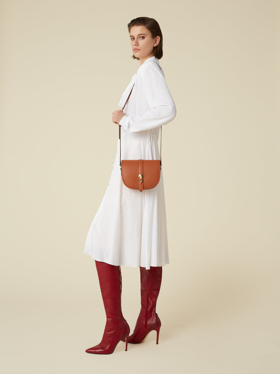 Gadina Bag_Solid_Camel – DELL'EST